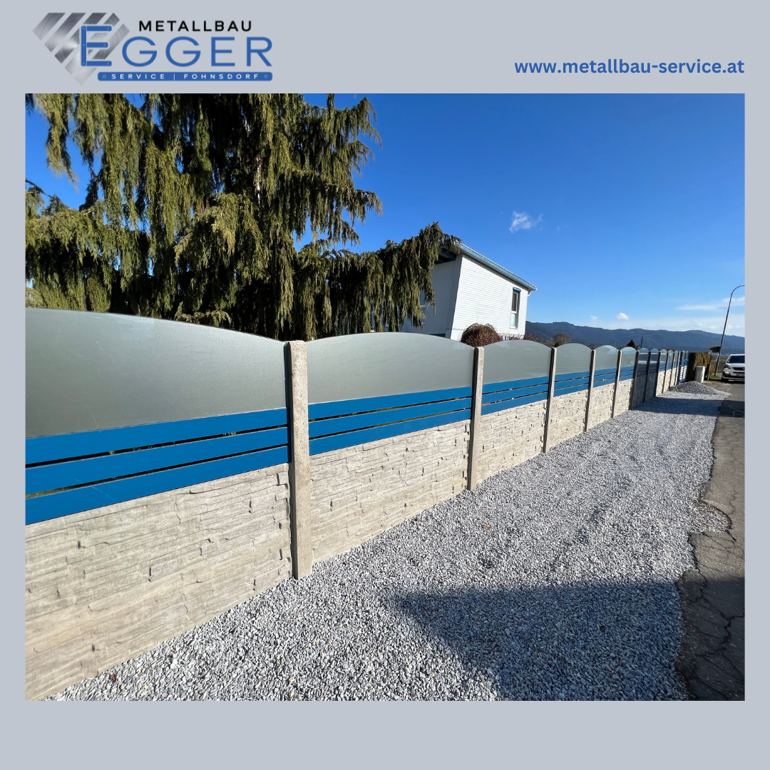 Eleganter Zaun | Metallbau Egger